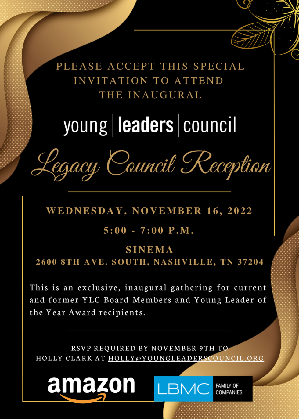 Legacy Council Reception (Special Invitation Only) - Young Leaders Council